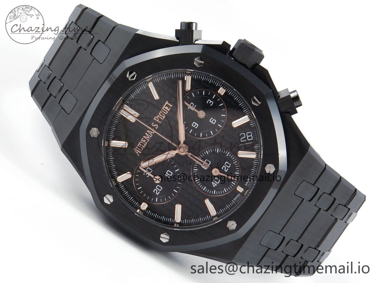 Royal Oak Chrono 26240 Black Ceramic APSF 1:1 Best Edition on Ceramic ...