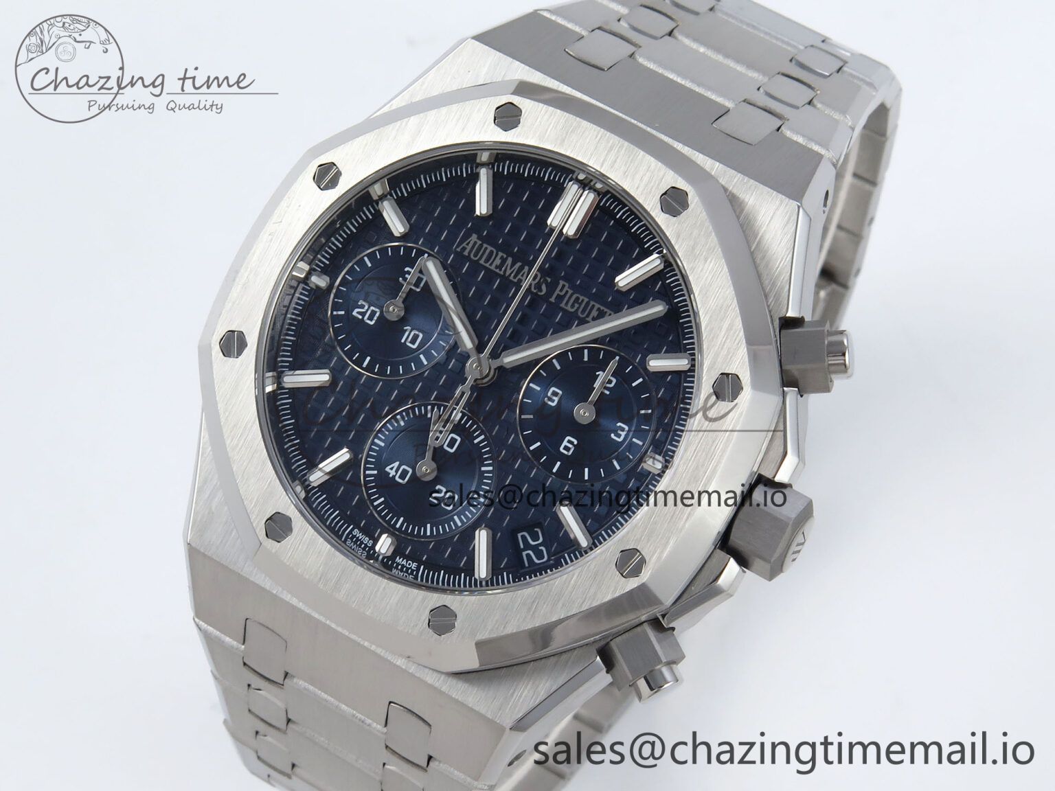 Royal Oak Chrono 26240 SS APSF 1:1 Best Edition Blue Dial on SS ...