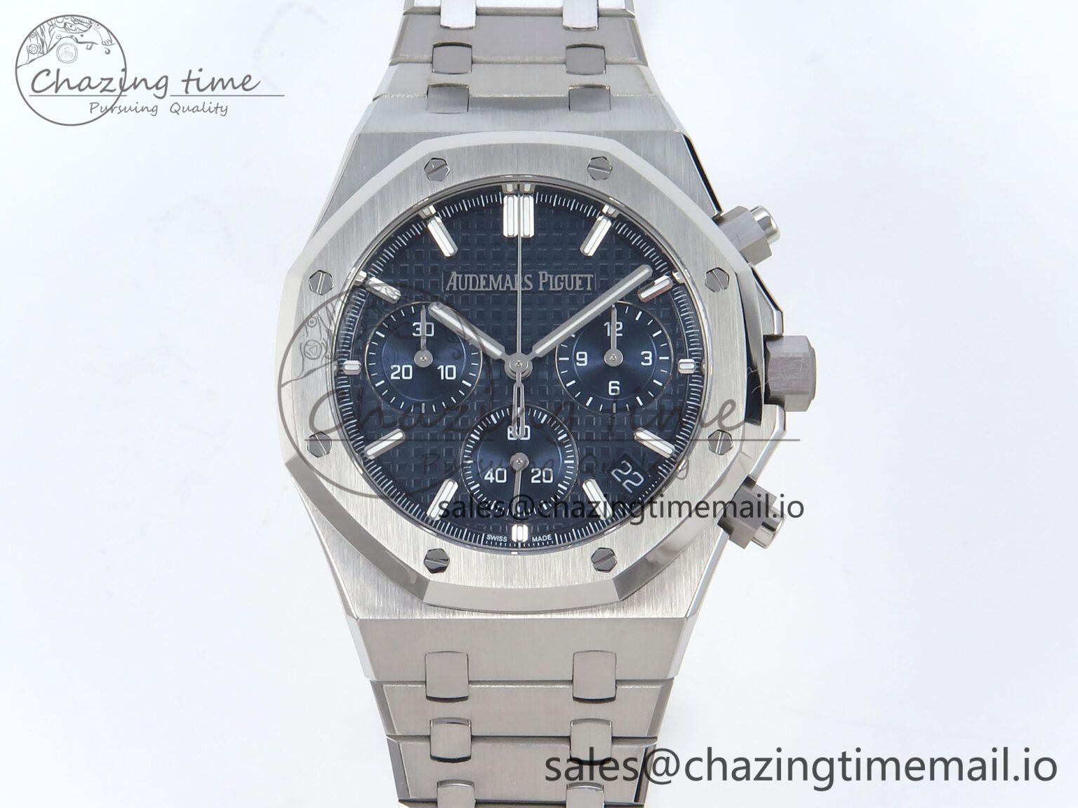 Royal Oak Chrono 26240 SS APSF 1:1 Best Edition Blue Dial on SS ...