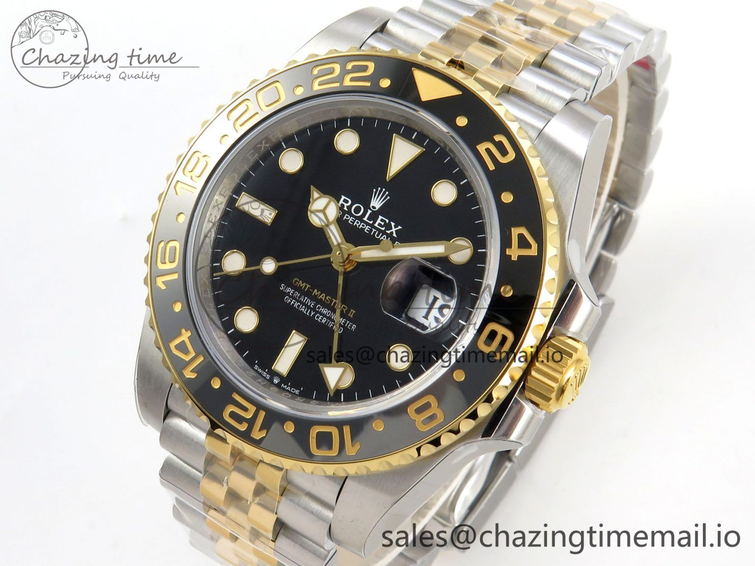 GMT-Master II 126713 GRNR Gain Weight VSF 1:1 Best Edition Black Dial ...